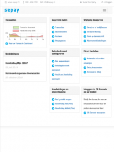Mijn SEPAY - Uw Persoonlijke Pagina | Standaard en Gratis